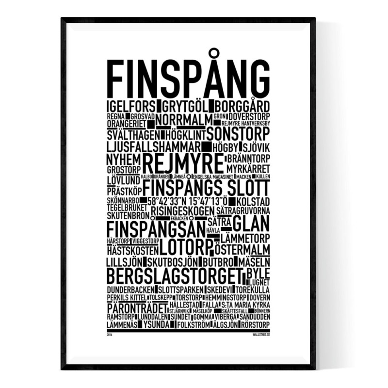 Finspång Poster. Hitta dina posters online hos Wallstars