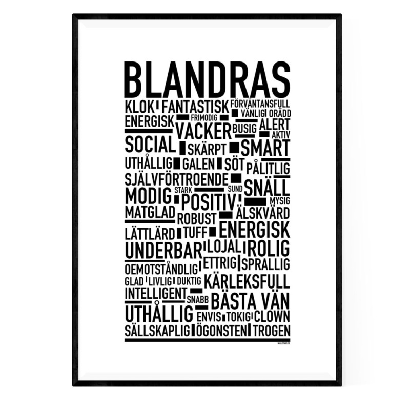 Blandras Poster. Hund och djurtavlor online!