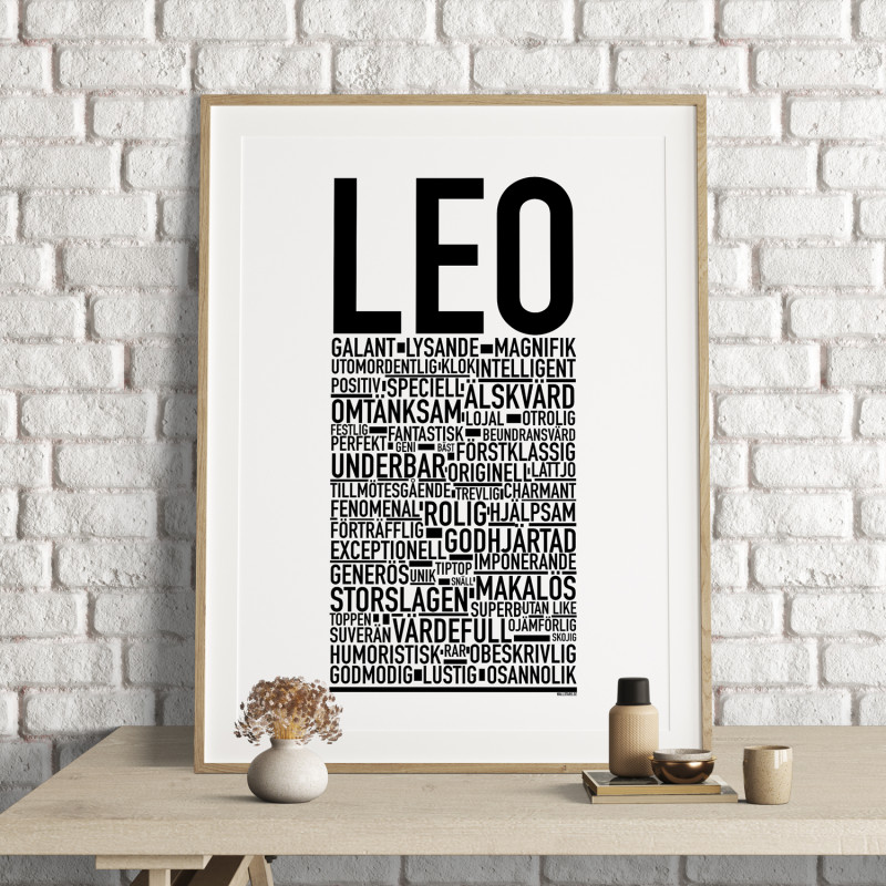 Leo Poster. Köp Stadskartor och Sverigekartor hos Wallstars