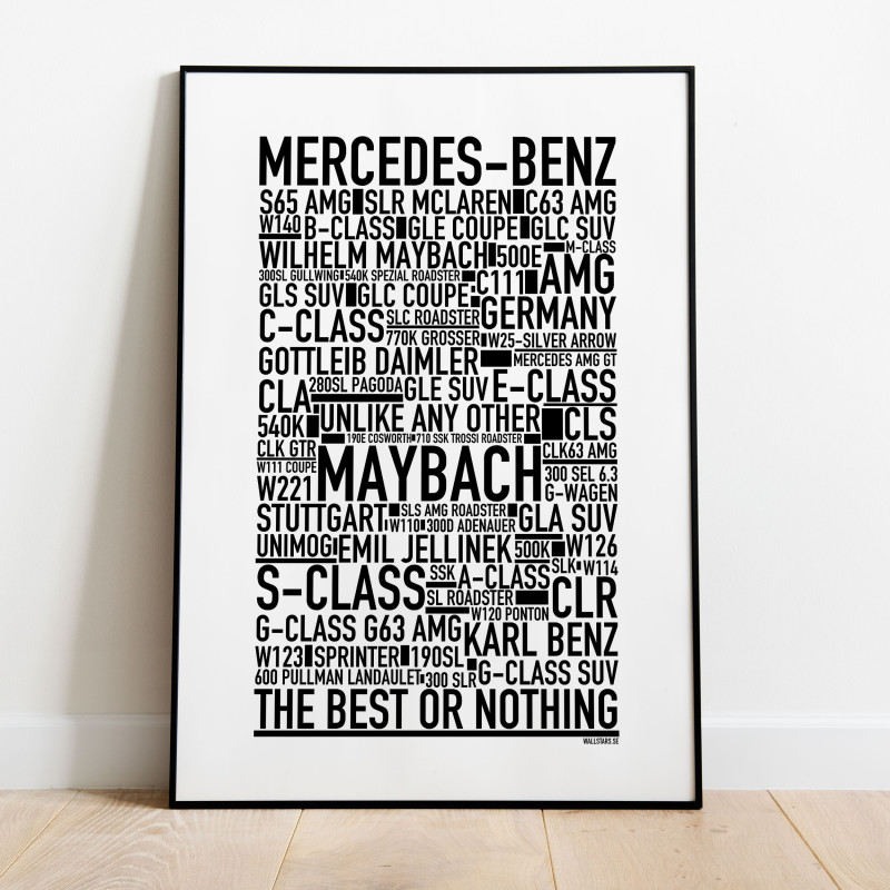 Mercedes-Benz Poster. Köp inredning online hos Wallstars! Snabba ...