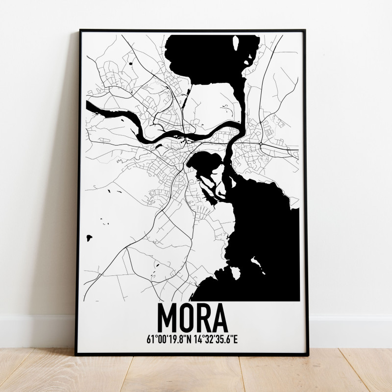 Mora Karta 2 Poster. Köp stadskartor, världskartor, USA-kartor på ...