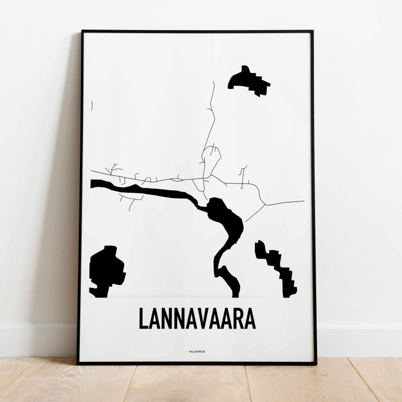 Lannavaara Karta Poster. Hitta dina posters online hos Wallstars