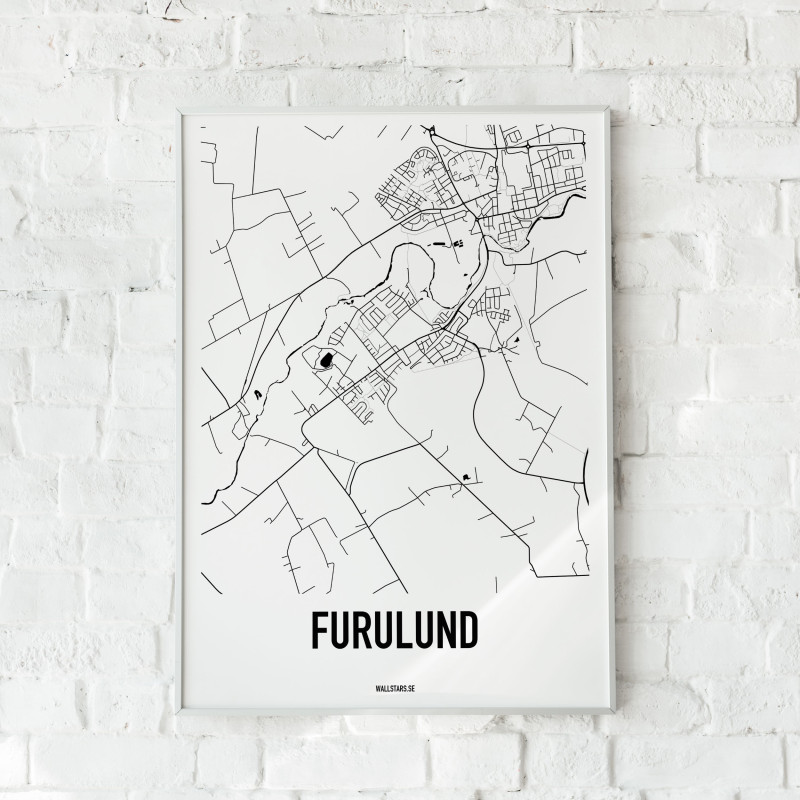 Furulund Karta Poster. Hitta dina posters online hos Wallstars