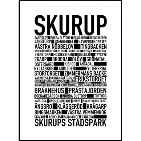 Skurup Poster. Hitta dina posters online hos Wallstars